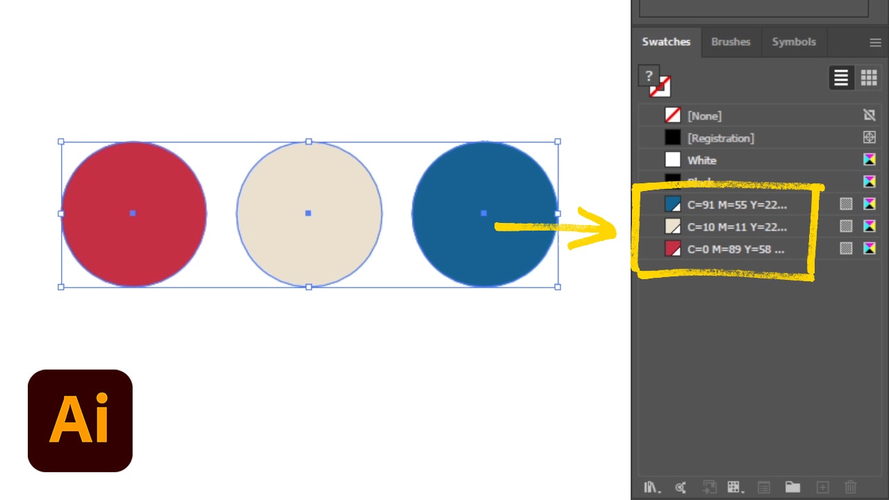 How To Add Multiple Colors To The Swatches Panel In Illustrator StudioRat