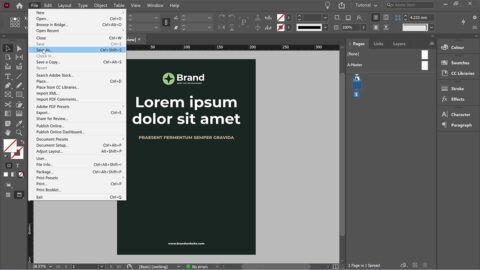 How to create template files in InDesign | StudioRat